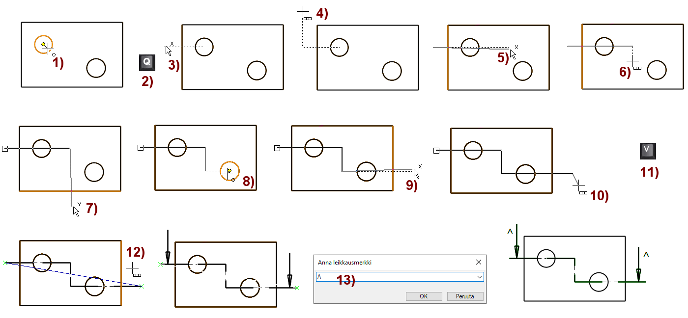 14. Lisää merkintöjä. Mm hitsi- ja pintamerkkejä